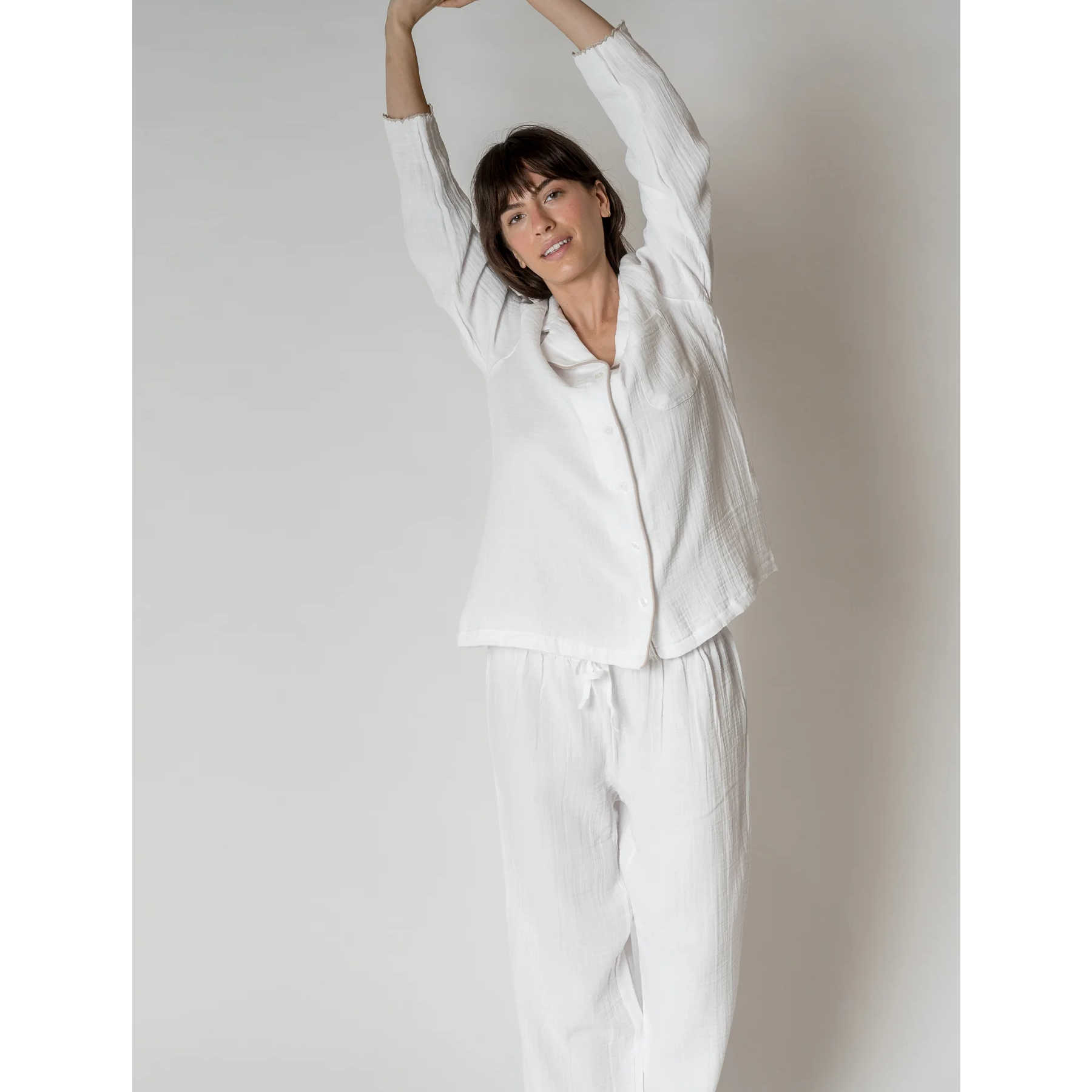 Alaia Long PJ Set – Misto Lino