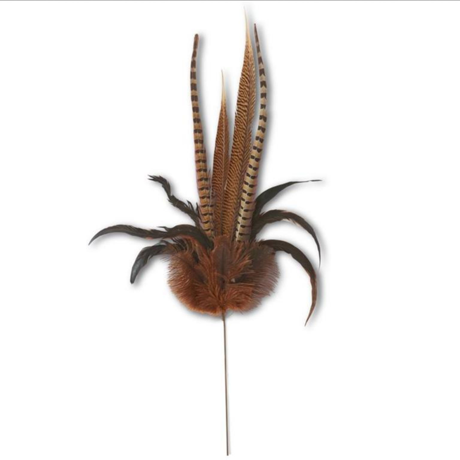 35in Mixed Pheasant Feather Spray – Misto Lino