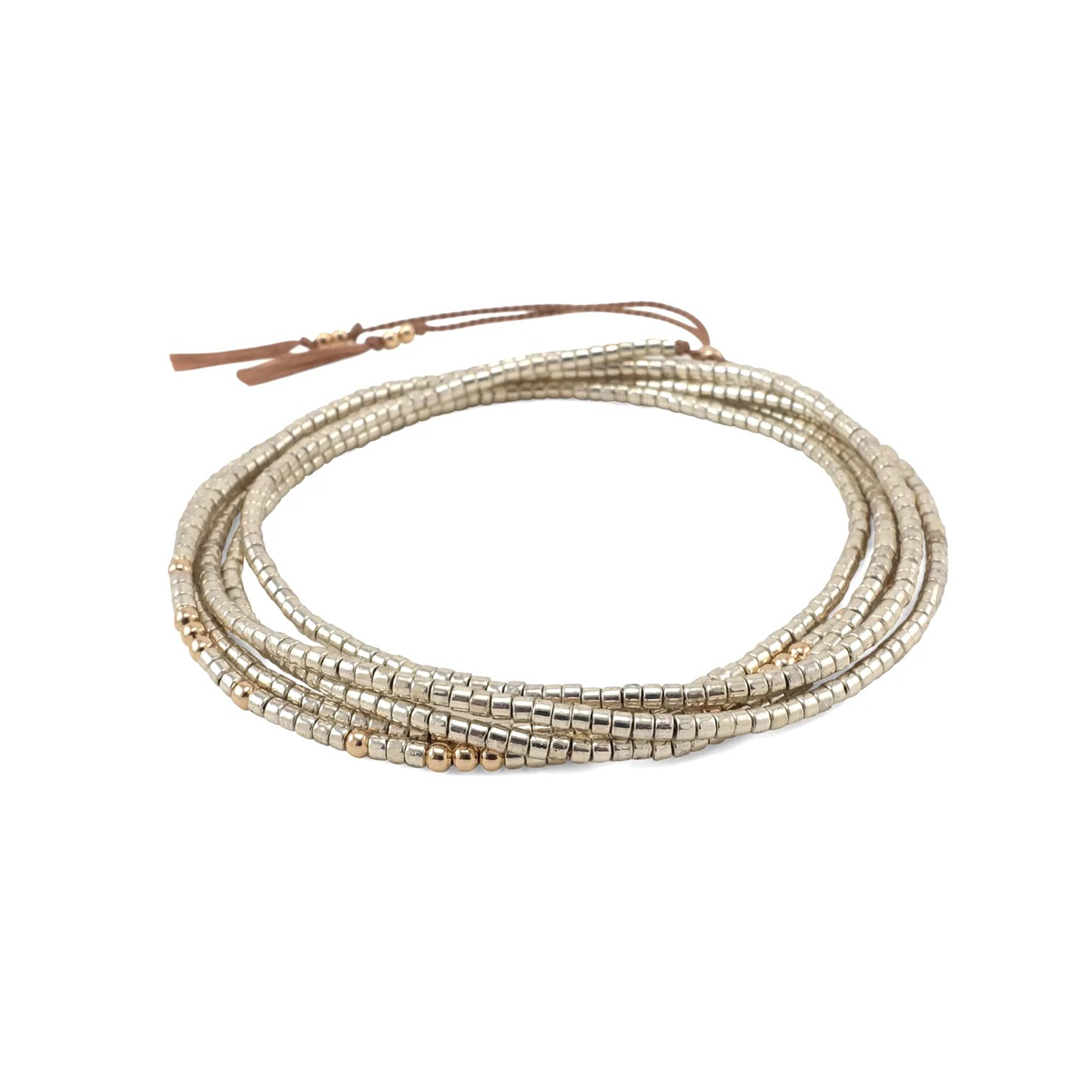 Gobi Silver Wrap Bracelet – Misto Lino