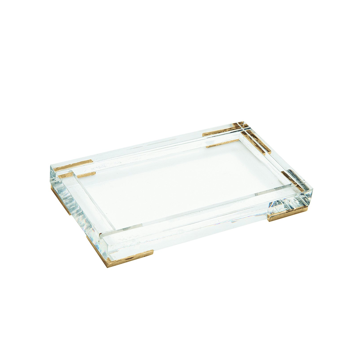 Rectangular Clear Lucite Tray – Misto Lino